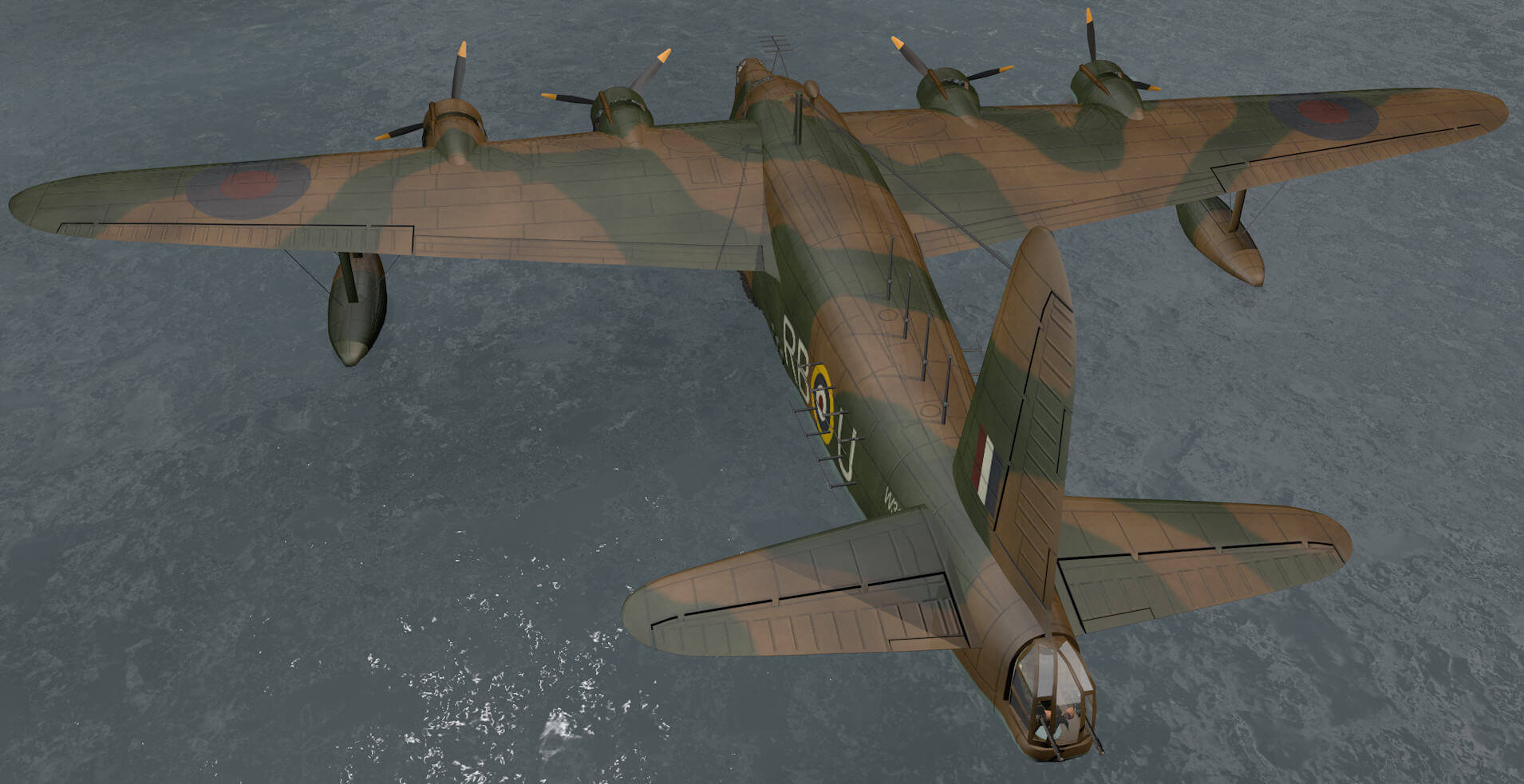 Short Sunderland Mk-2 3D Model by ChipBassChaos