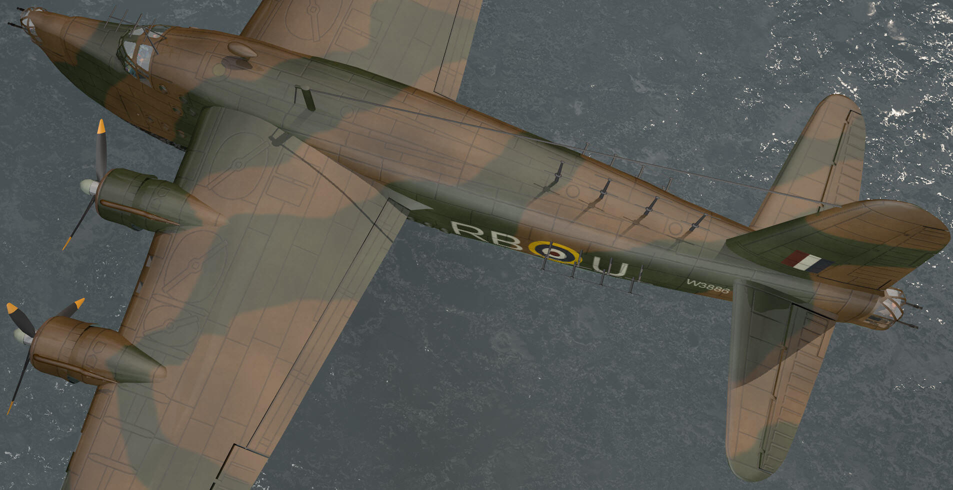 Short Sunderland Mk-2 3D Model by ChipBassChaos