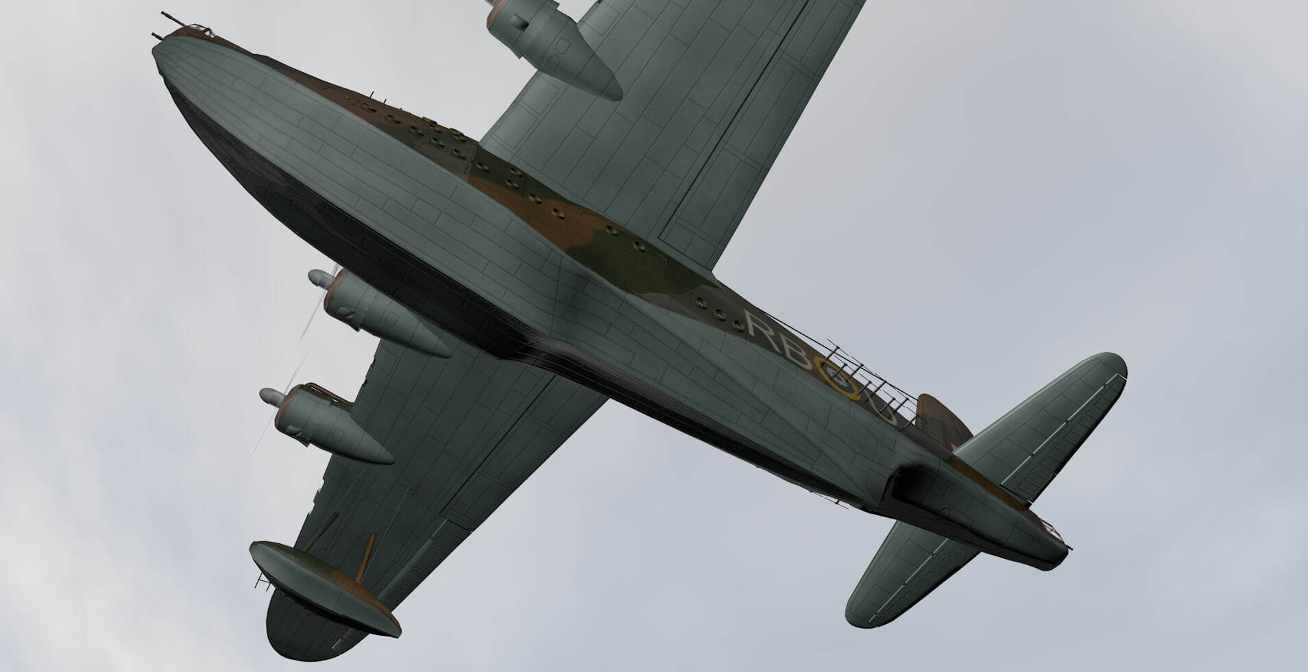 Short Sunderland Mk-2 3D Model by ChipBassChaos