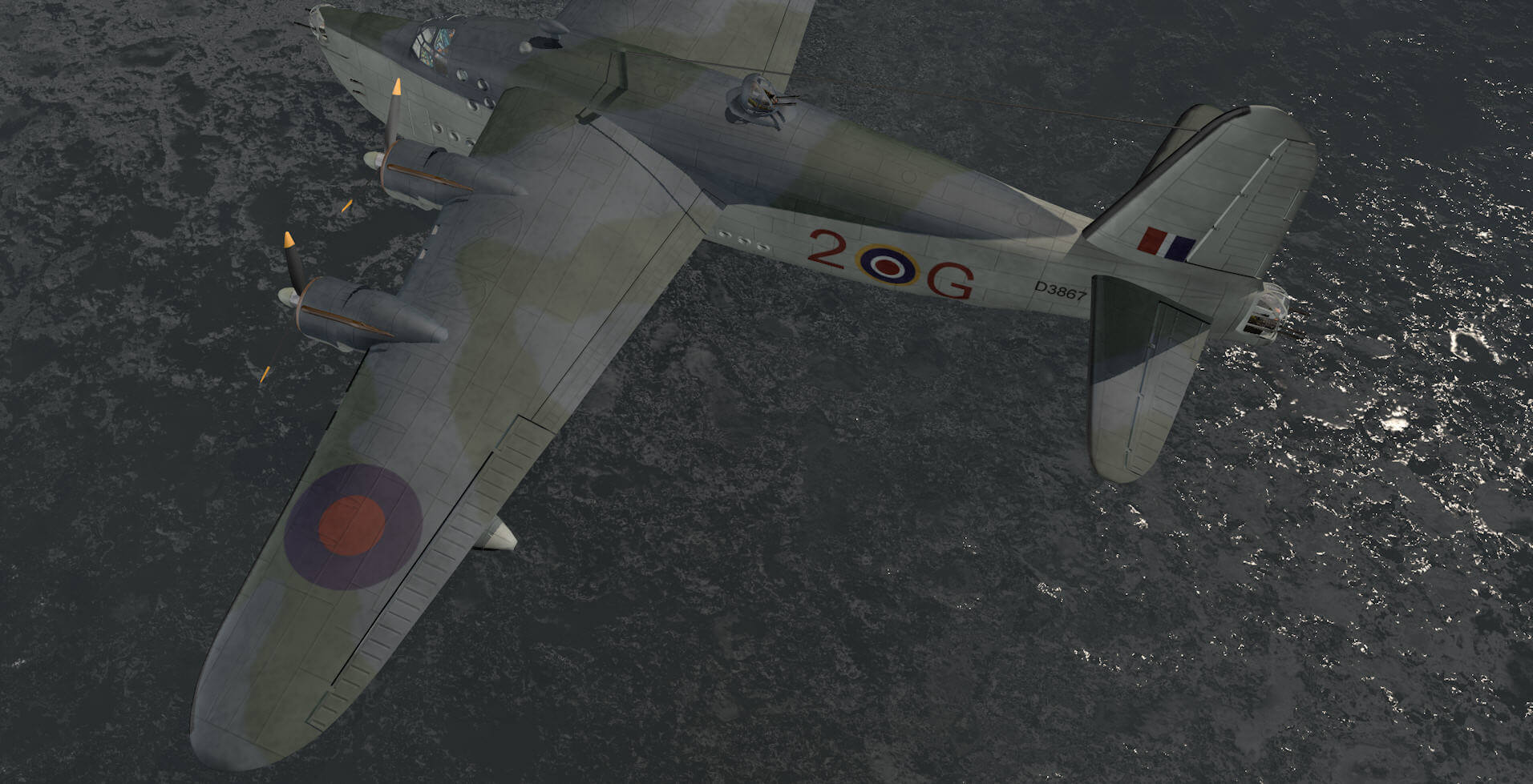 Short Sunderland Mk-3 3D Model by ChipBassChaos