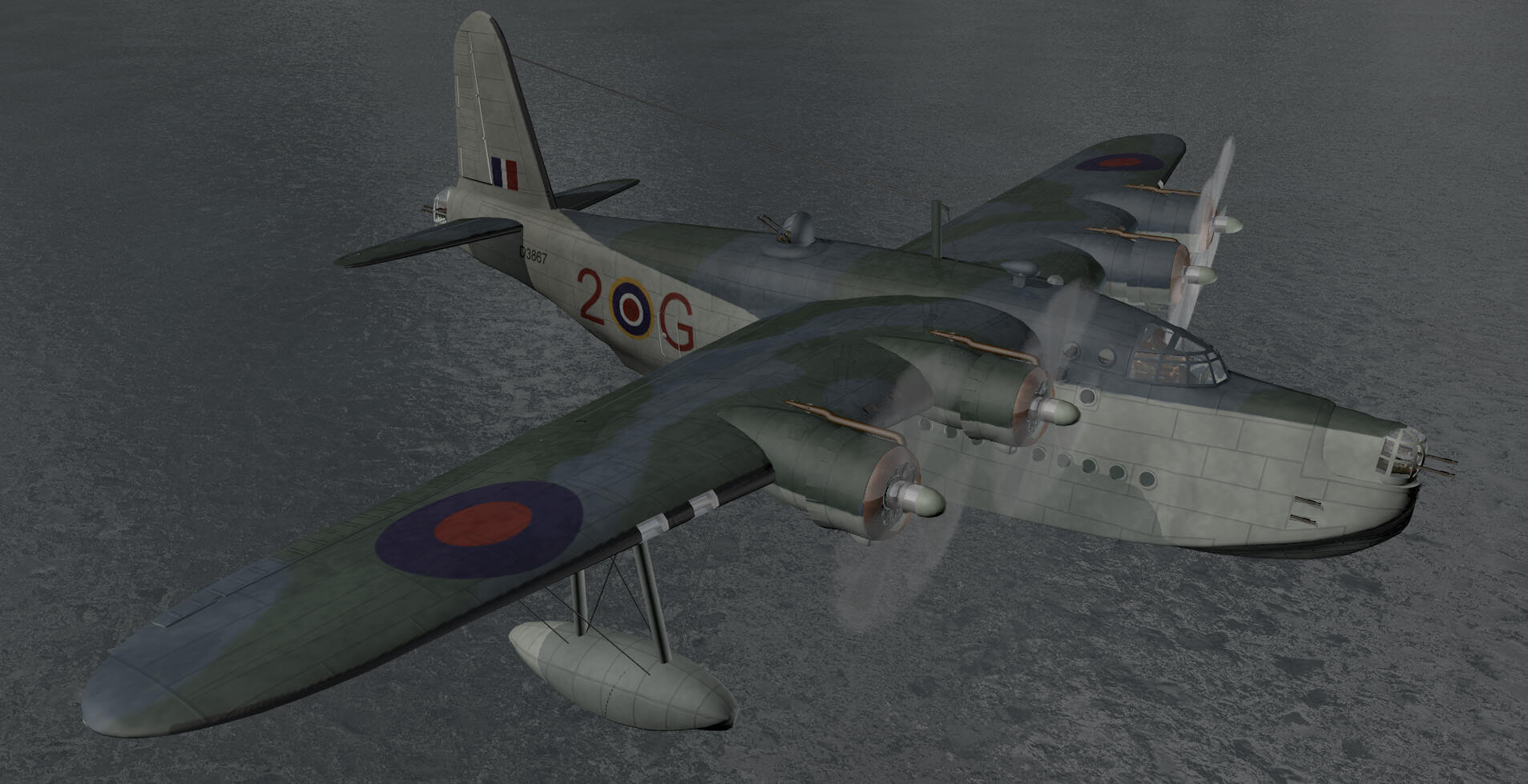 Short Sunderland Mk-3 3D Model by ChipBassChaos