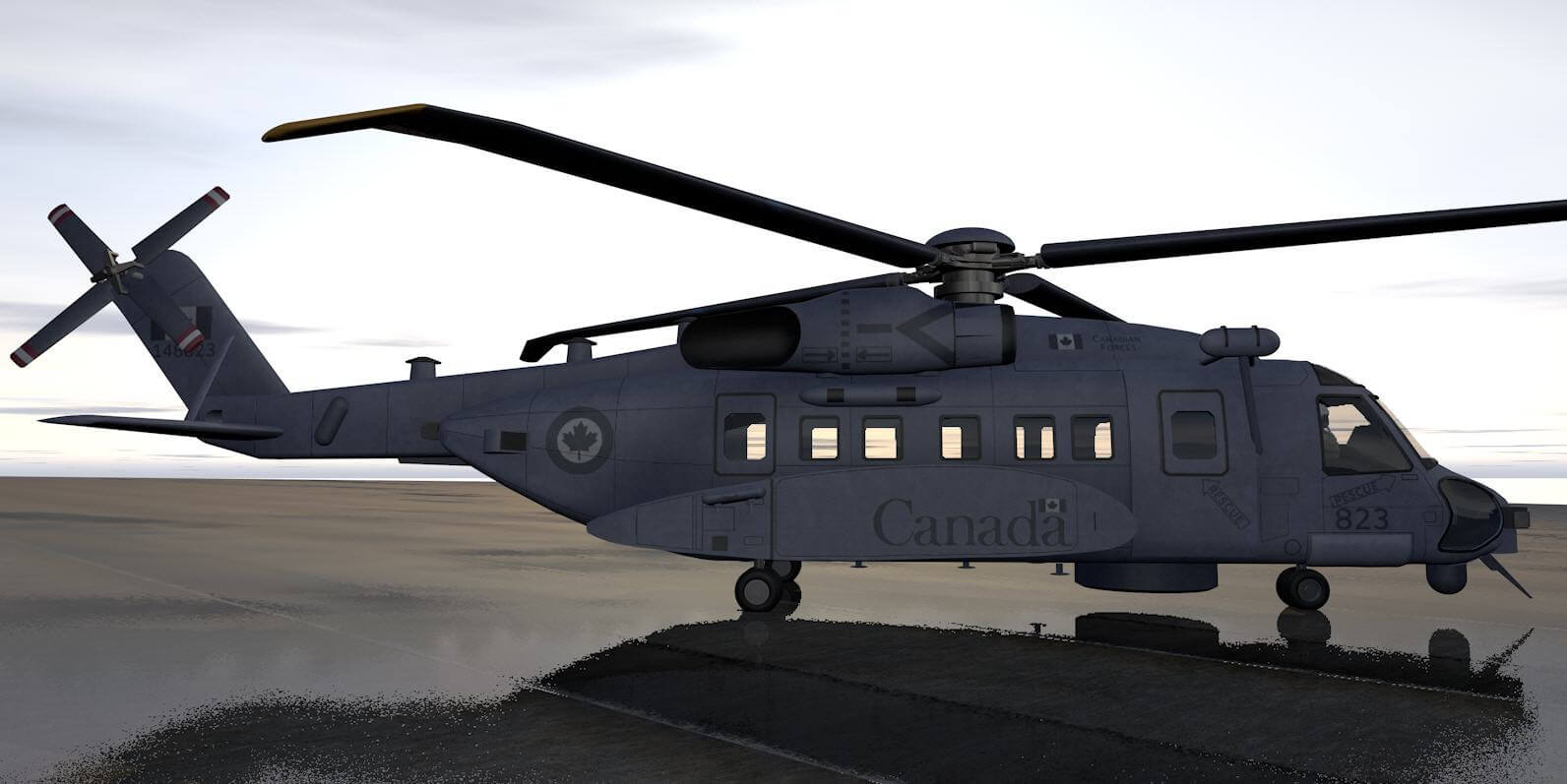 Sikorsky CH-148 Cyclone 3D Model by ChipBassChaos