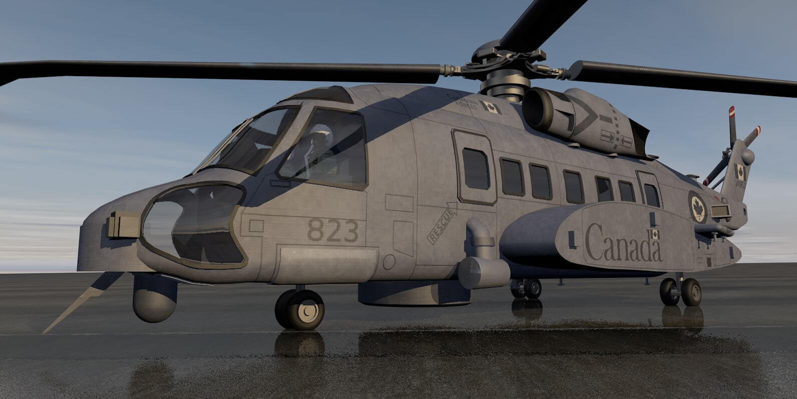 Sikorsky CH-148 Cyclone 3D Model by ChipBassChaos