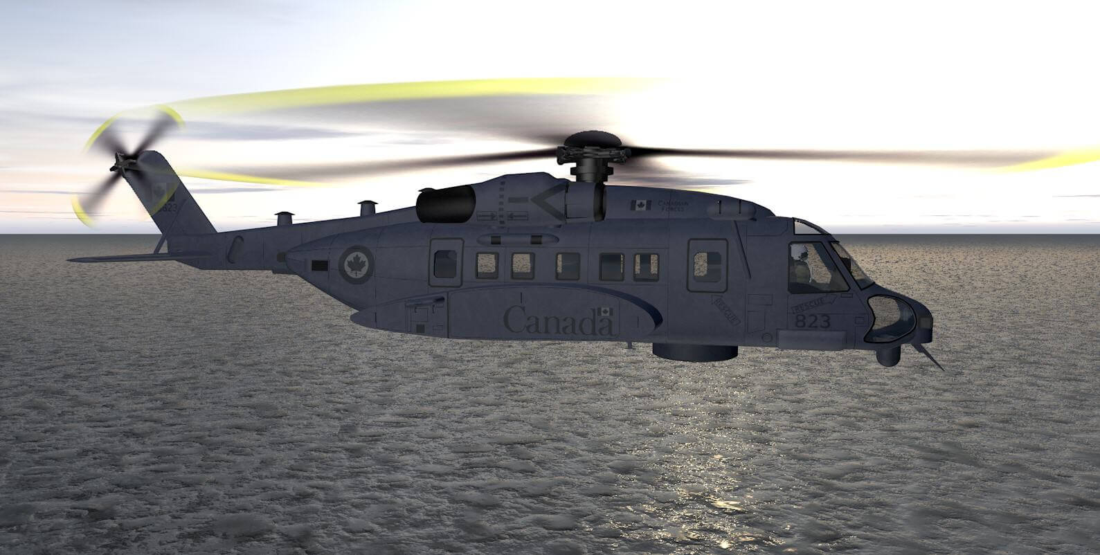 Sikorsky CH-148 Cyclone 3D Model by ChipBassChaos
