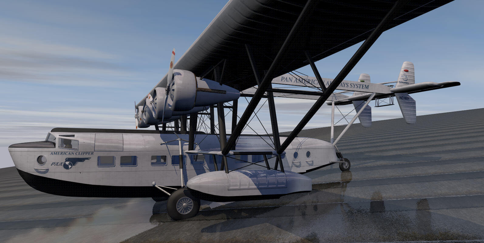 Sikorsky S-40 American Clipper 3D Model by ChipBassChaos