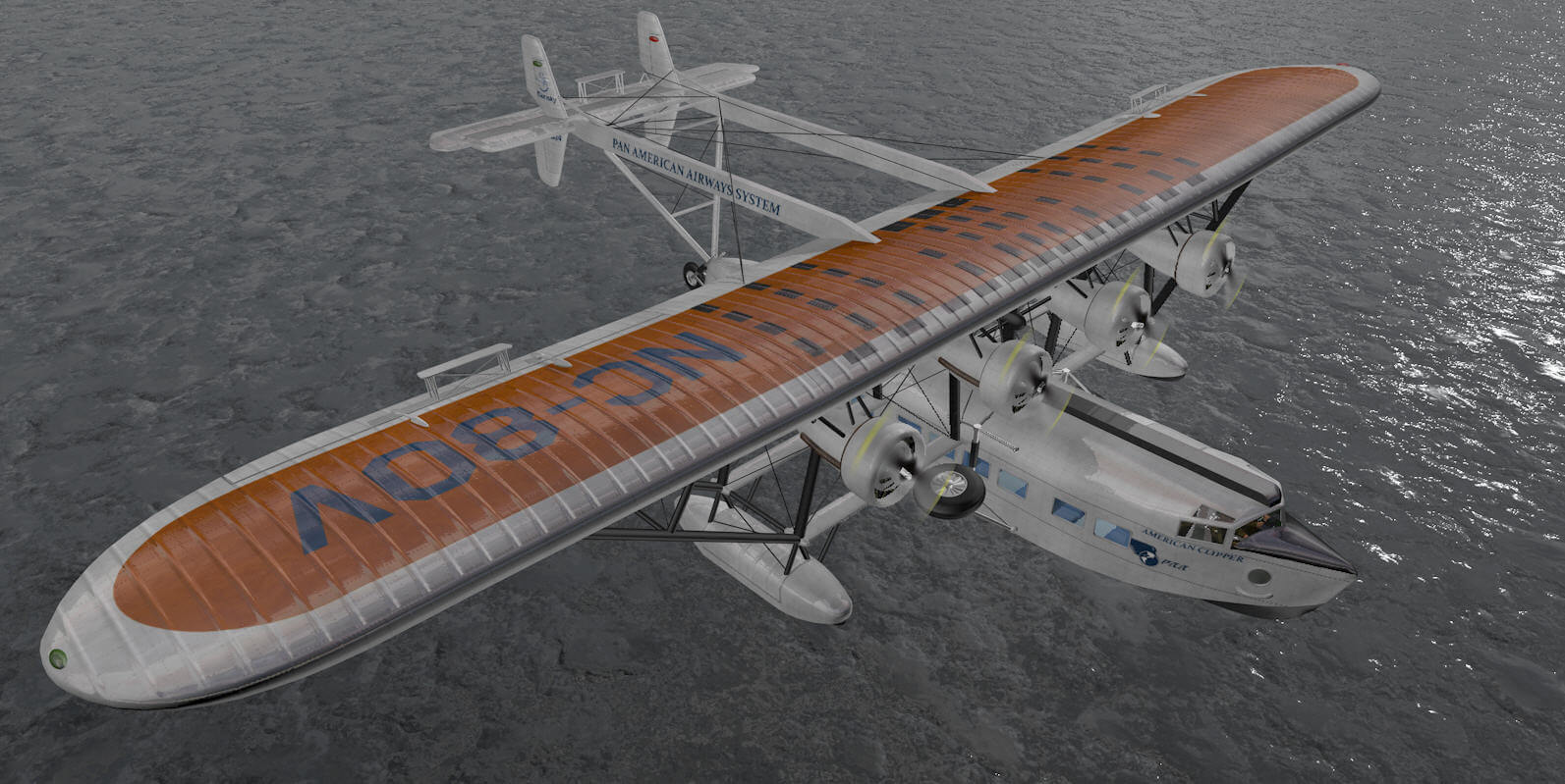 Sikorsky S-40 American Clipper 3D Model by ChipBassChaos