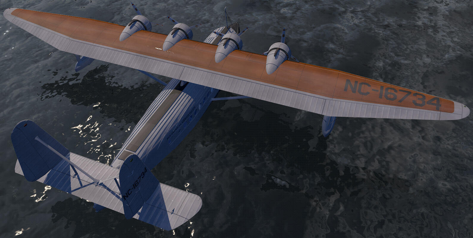 Sikorsky S-42 Pan Am Clipper 3D Model by ChipBassChaos