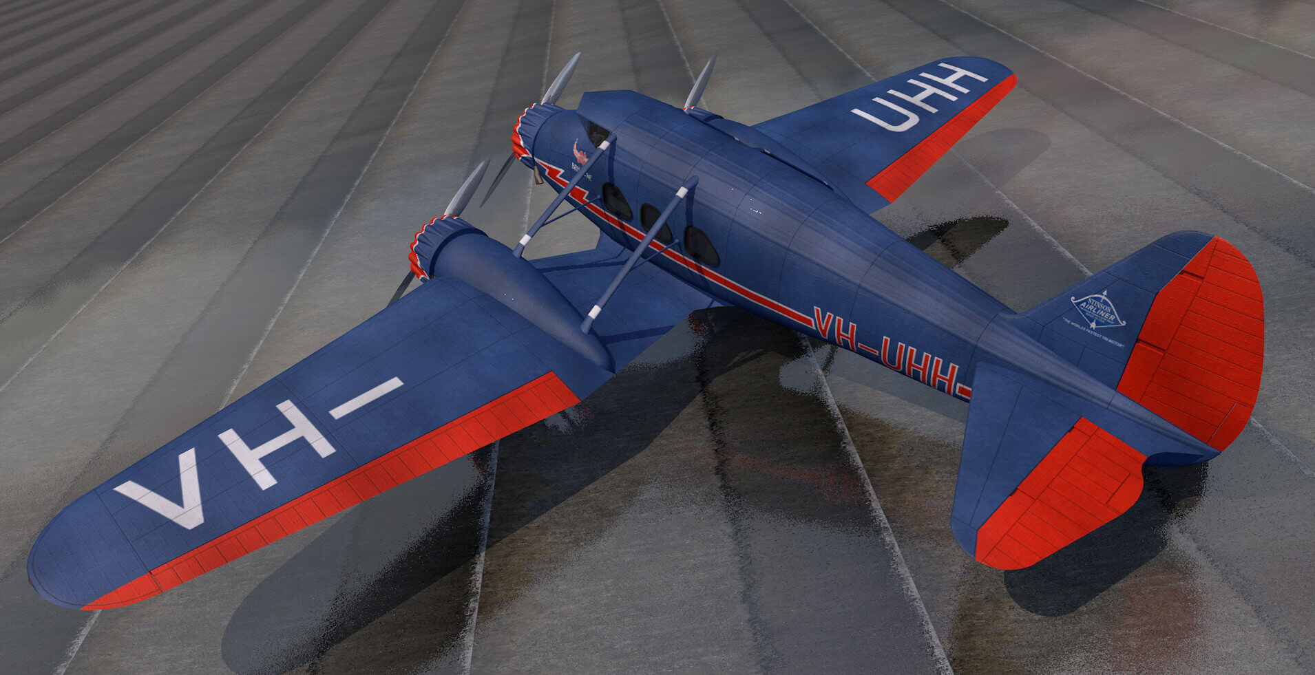 Stinson A1 Trimotor - 3D Model by ChipBassChaos