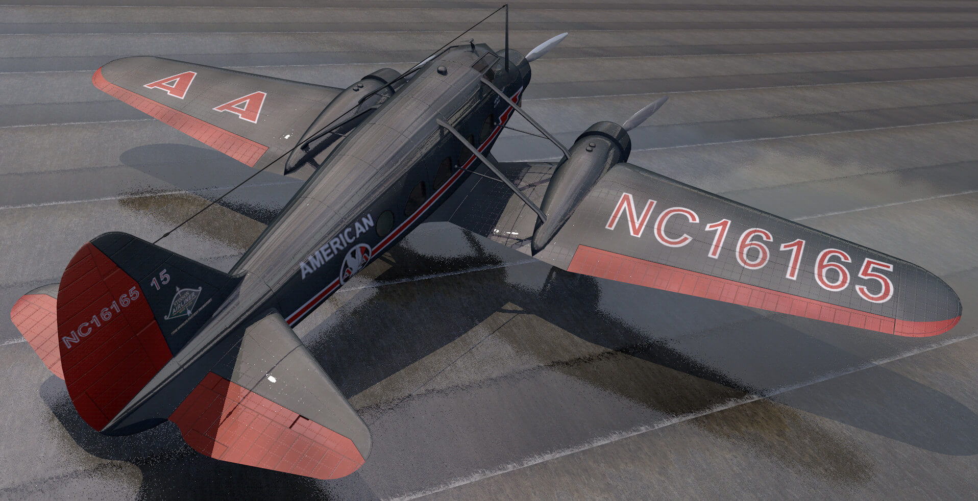 Stinson A1 Trimotor - 3D Model by ChipBassChaos
