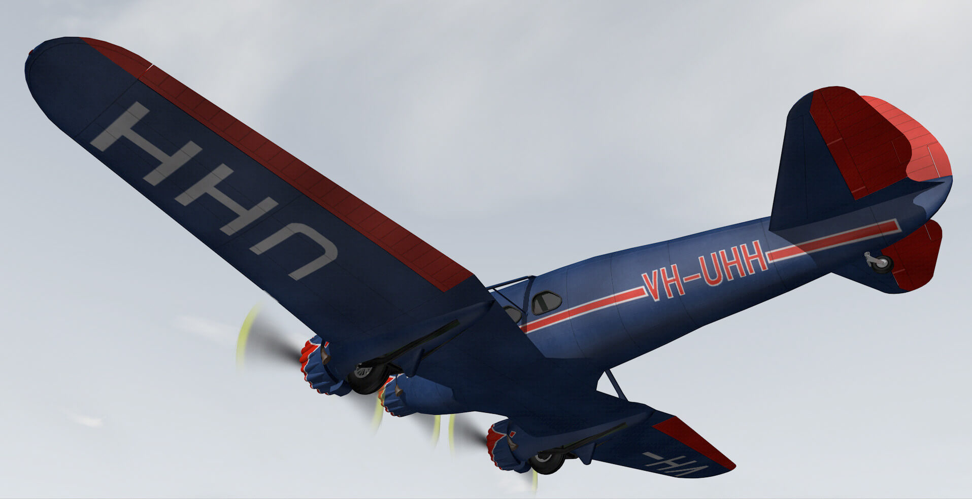 Stinson A1 Trimotor - 3D Model by ChipBassChaos
