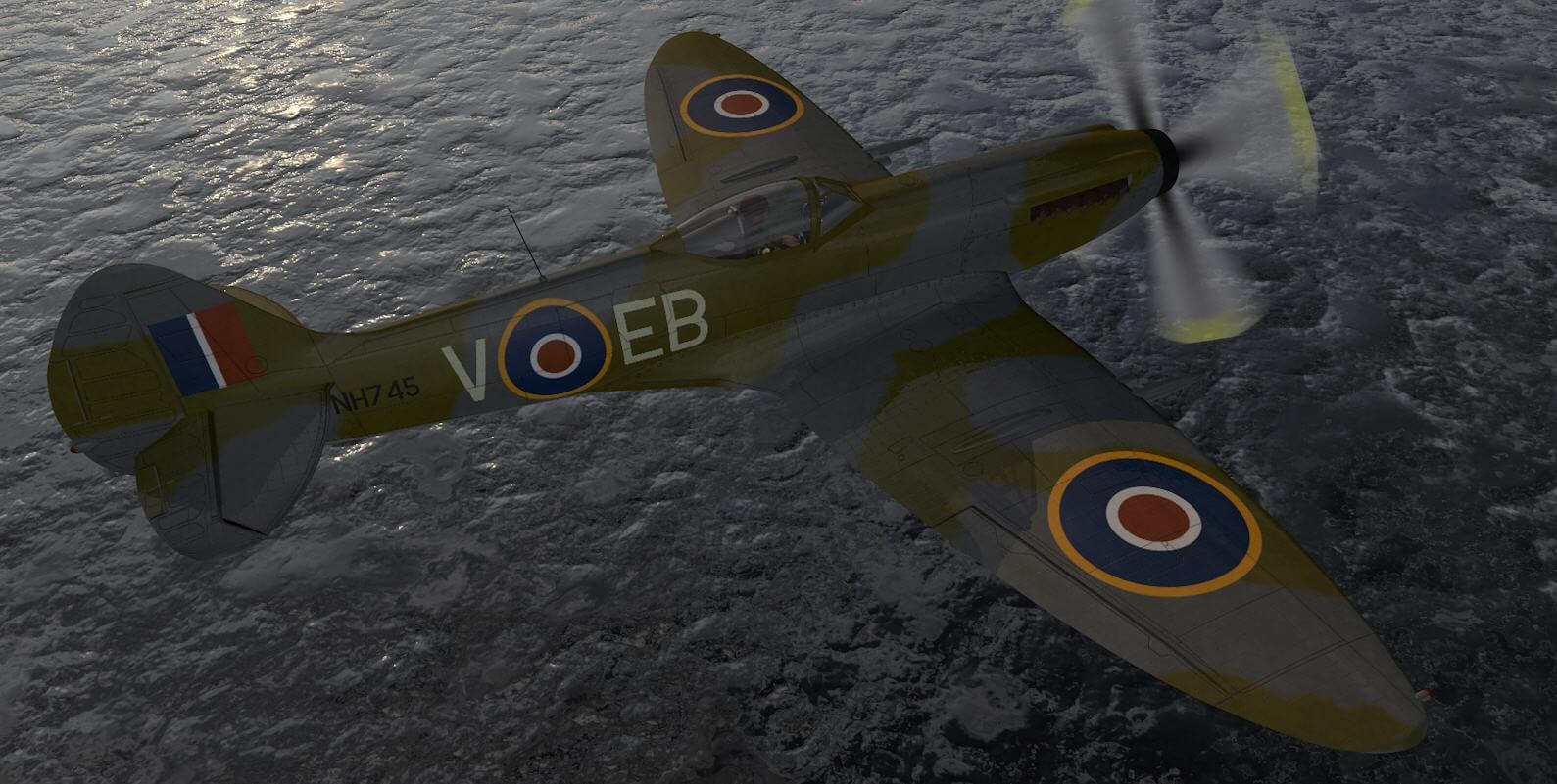 Supermarine Spitfire F Mk-14 (Mk-XIV) 3D Model by ChipBassChaos