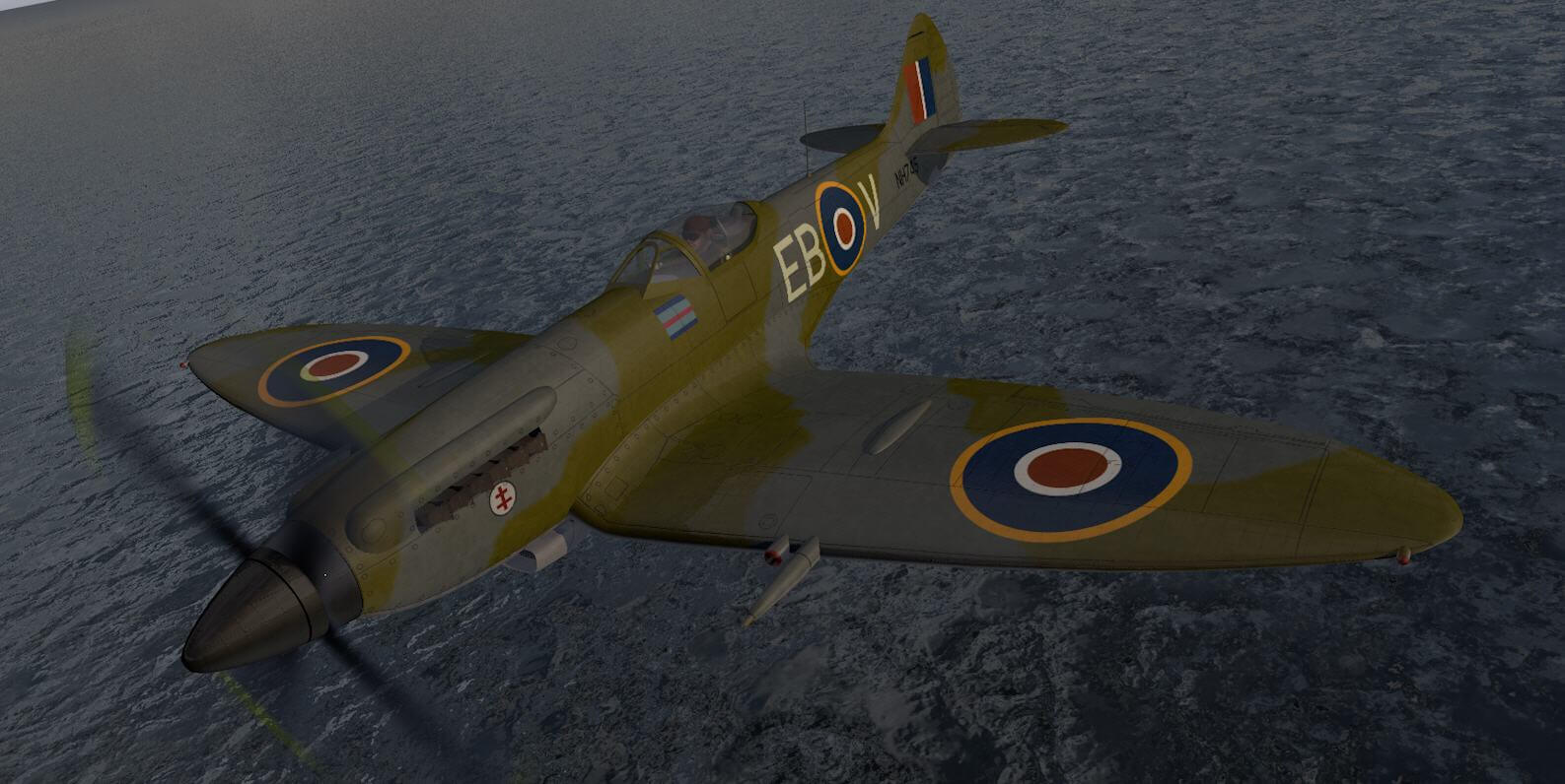 Supermarine Spitfire F Mk-14 (Mk-XIV) 3D Model by ChipBassChaos