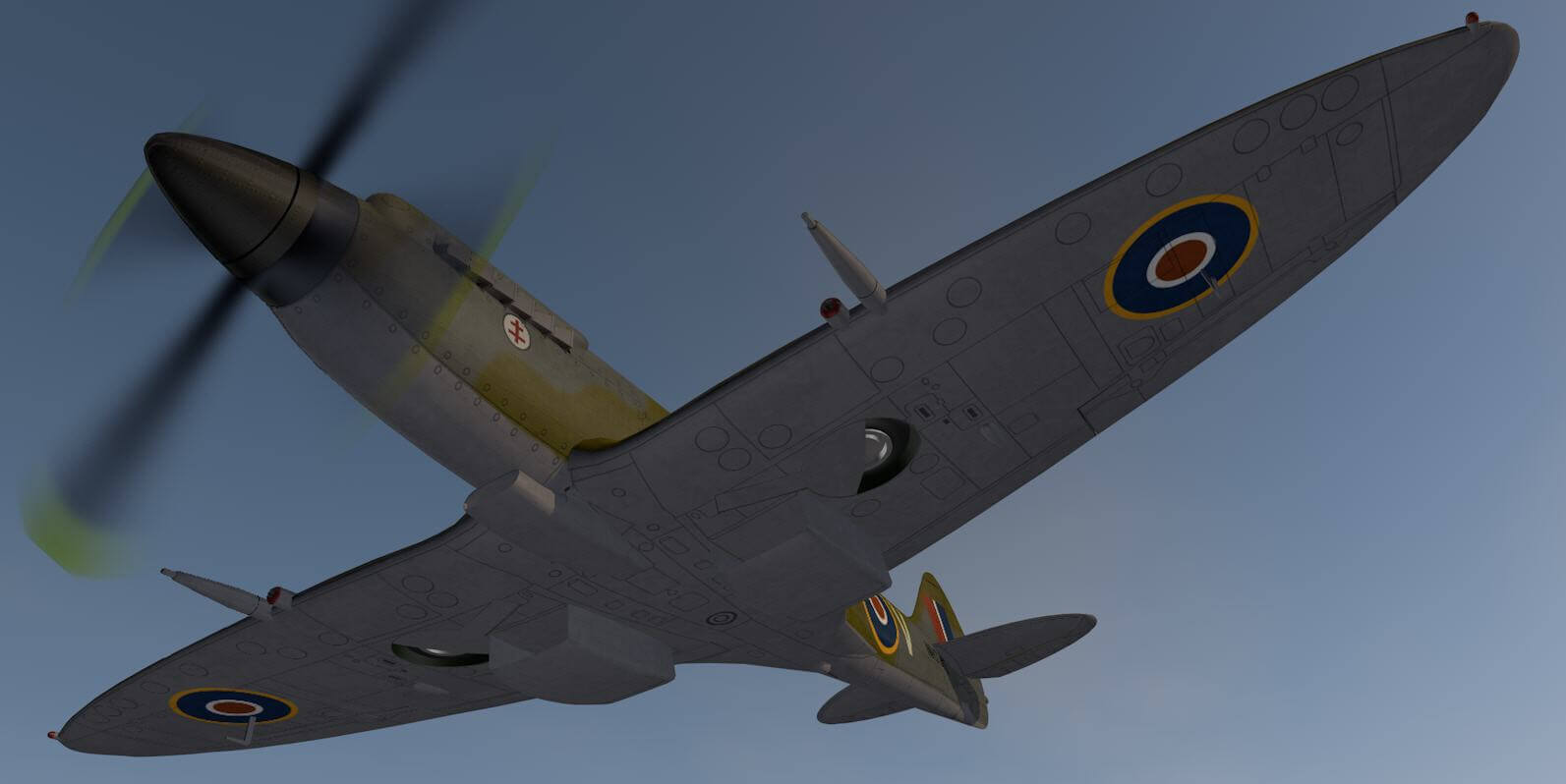 Supermarine Spitfire F Mk-14 (Mk-XIV) 3D Model by ChipBassChaos