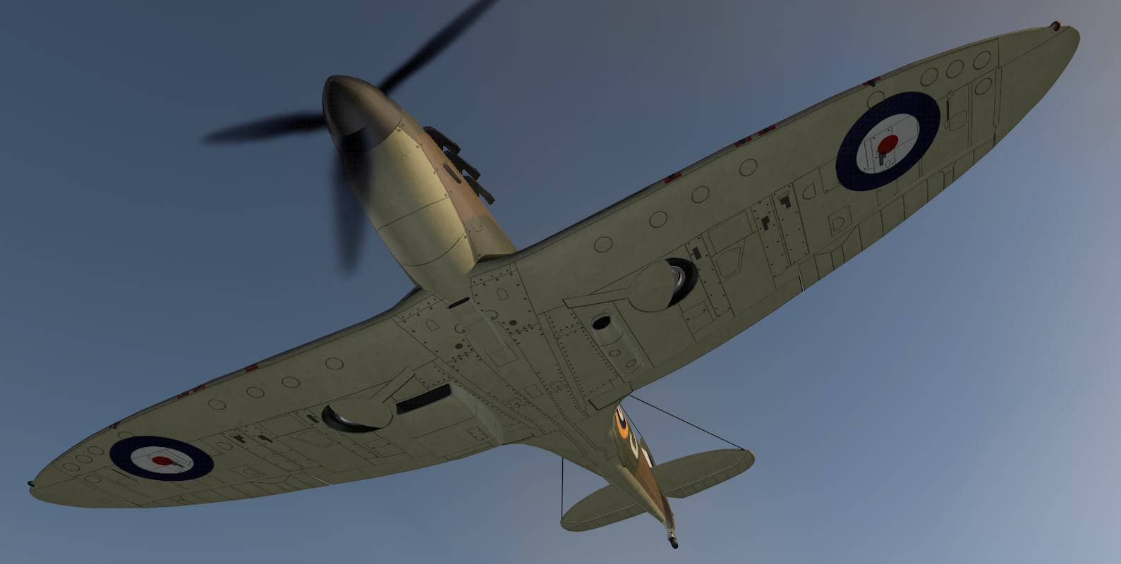 Supermarine Spitfire MK-1 (Revised) 3D Model by ChipBassChaos