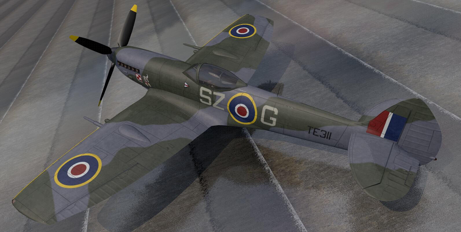 Supermarine Spitfire Mk-16 - Mk-XVI 3D Model by ChipBassChaos