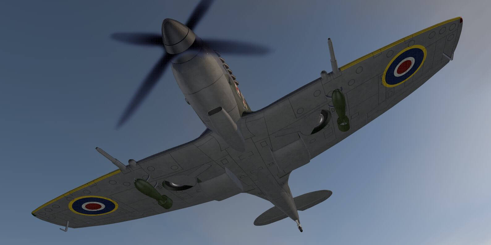 Supermarine Spitfire Mk-16 - Mk-XVI 3D Model by ChipBassChaos