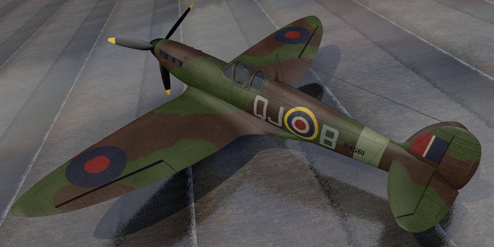 Supermarine Spitfire Mk-1A 3D Model by ChipBassChaos