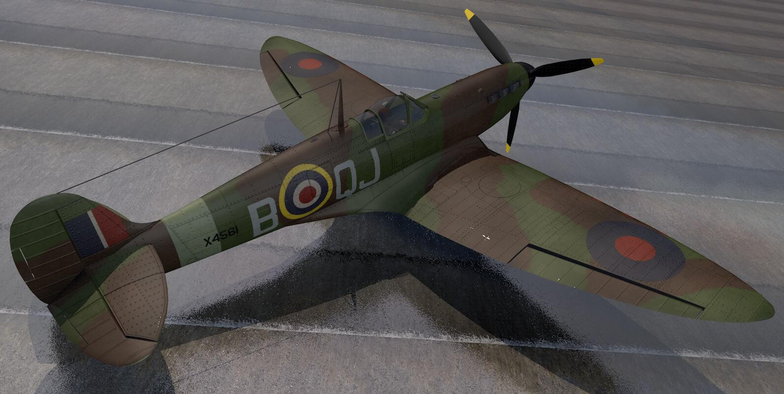 Supermarine Spitfire Mk-1A 3D Model by ChipBassChaos