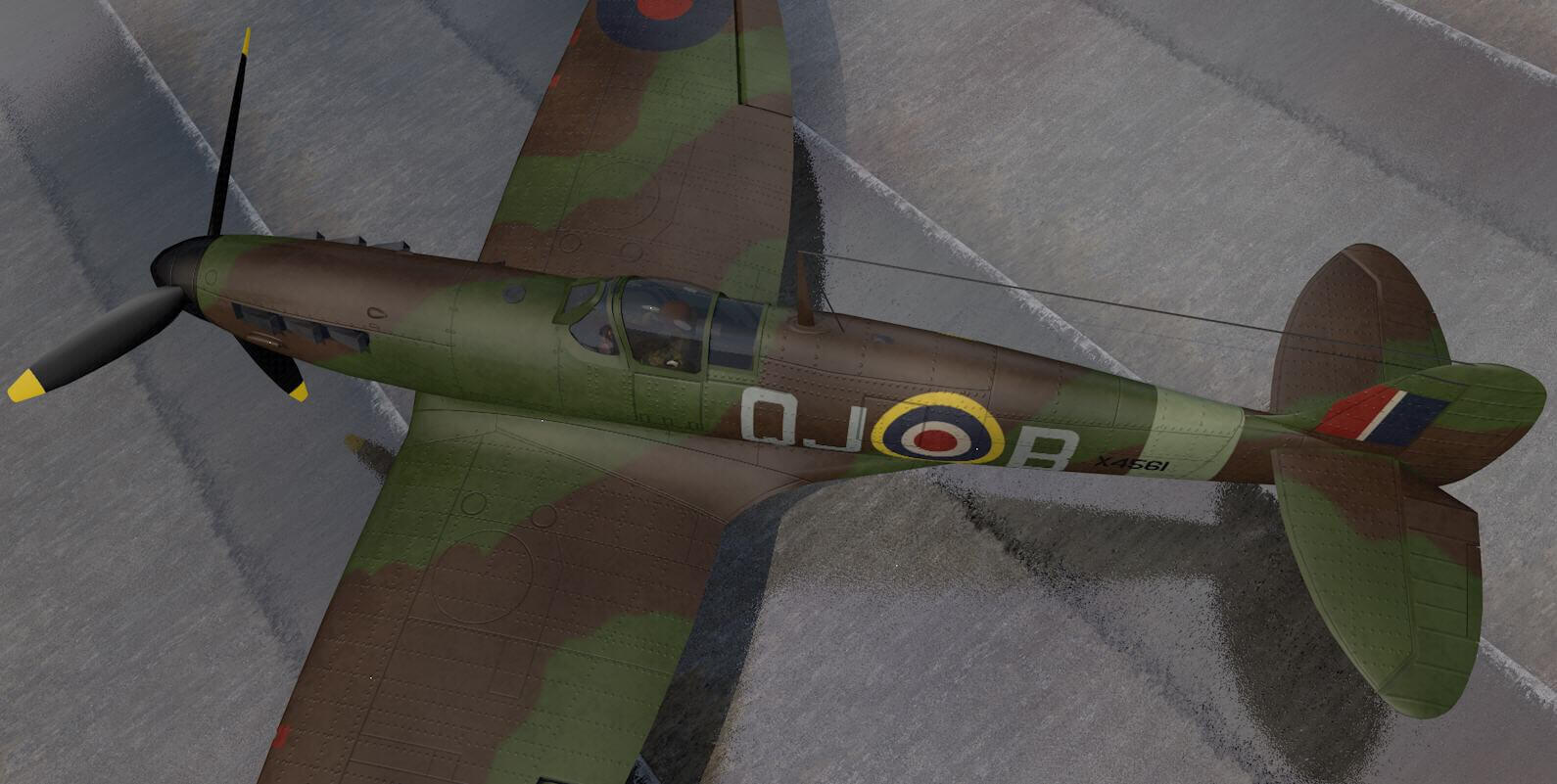Supermarine Spitfire Mk-1A 3D Model by ChipBassChaos