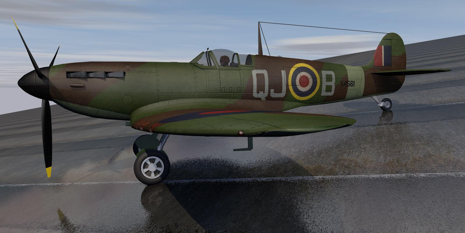 Supermarine Spitfire Mk-1A 3D Model by ChipBassChaos