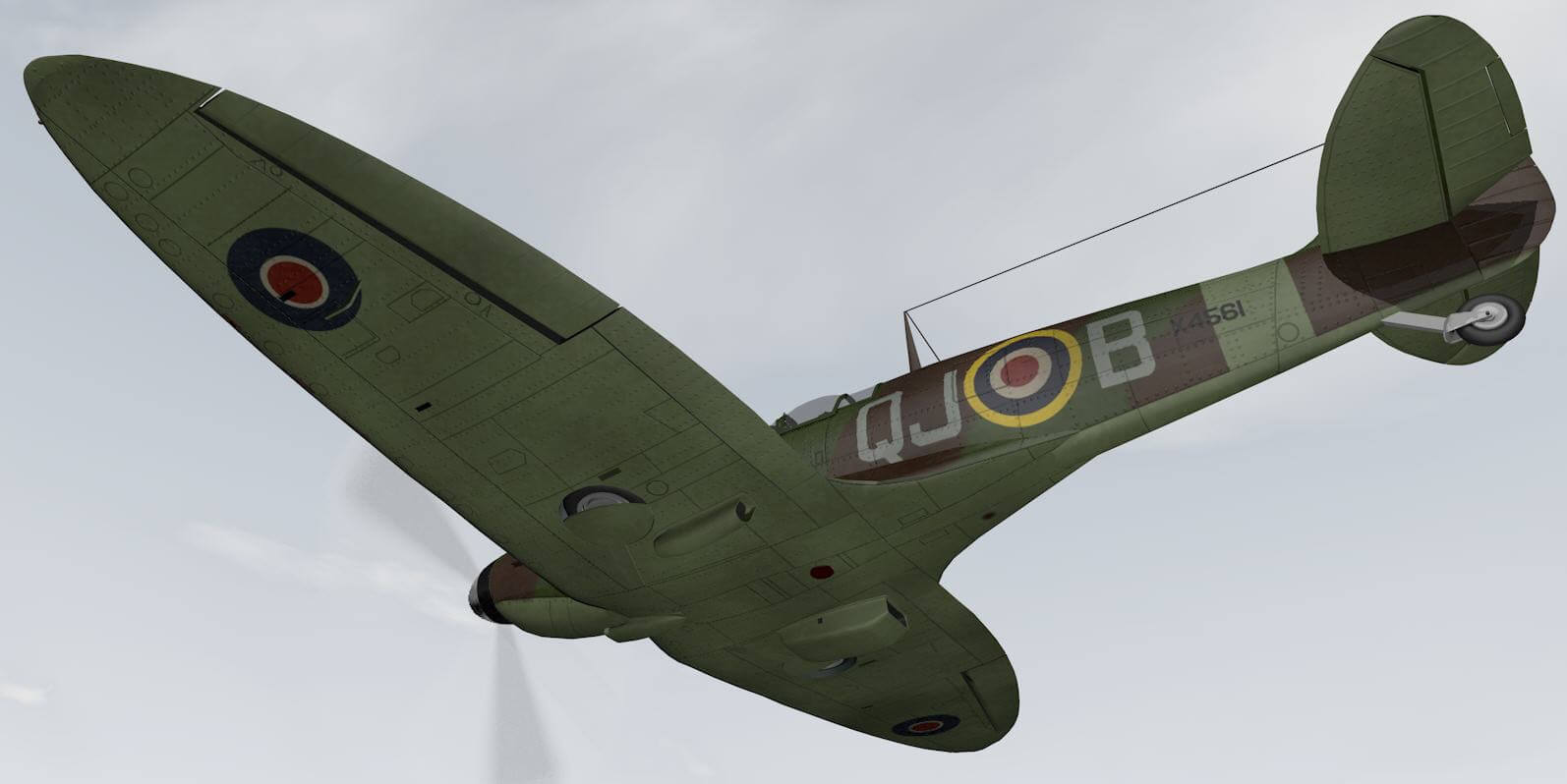 Supermarine Spitfire Mk-1A 3D Model by ChipBassChaos