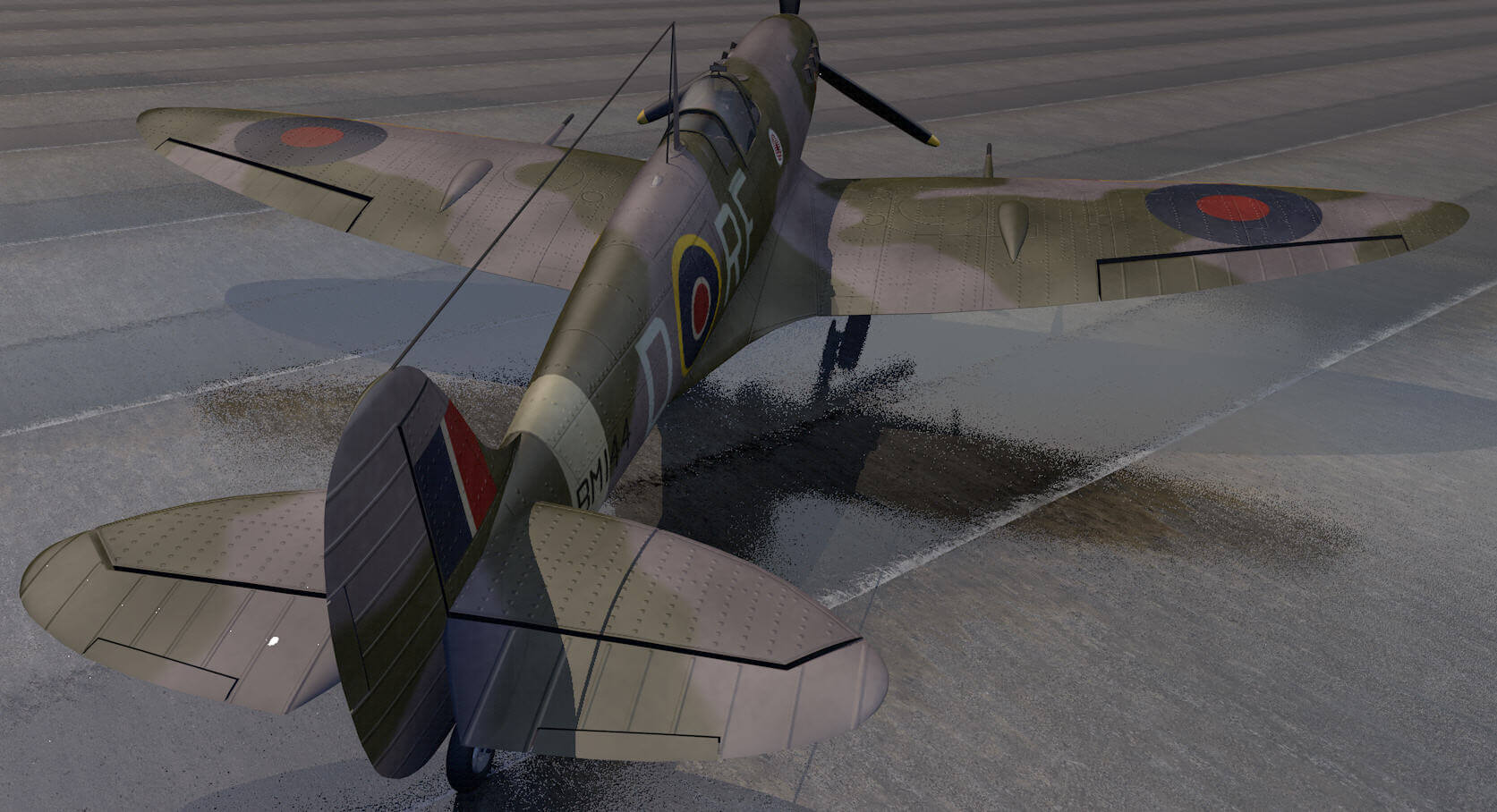Supermarine Spitfire Mk-5b 3D Model by ChipBassChaos