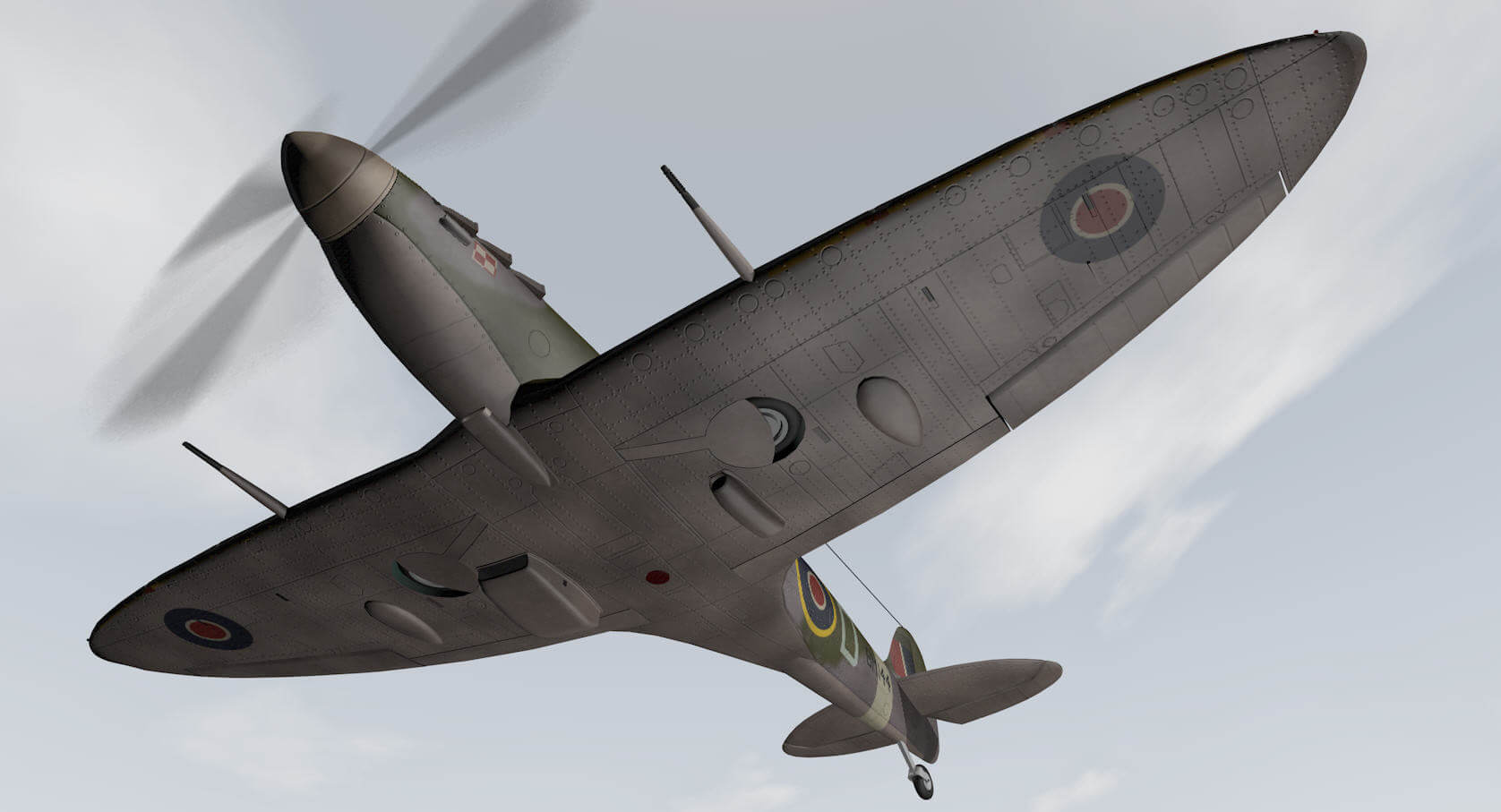 Supermarine Spitfire Mk-5b 3D Model by ChipBassChaos