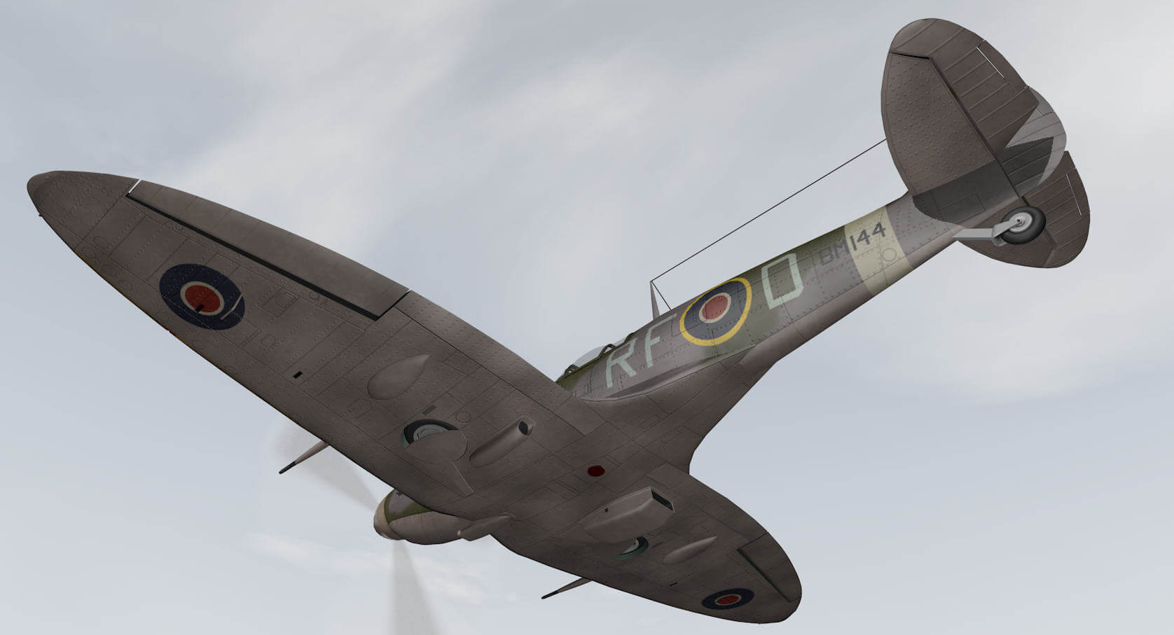 Supermarine Spitfire Mk-5b 3D Model by ChipBassChaos