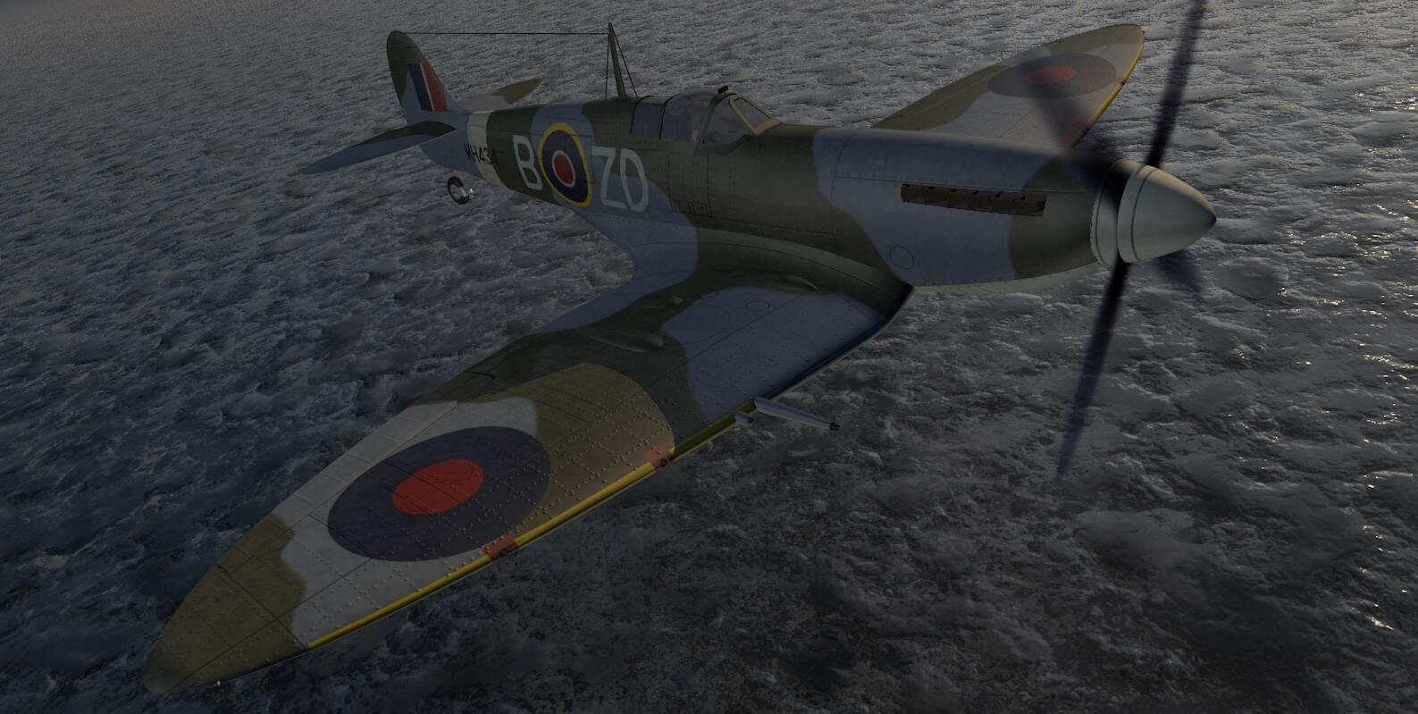 Supermarine Spitfire Mk-9 3D Model by ChipBassChaos
