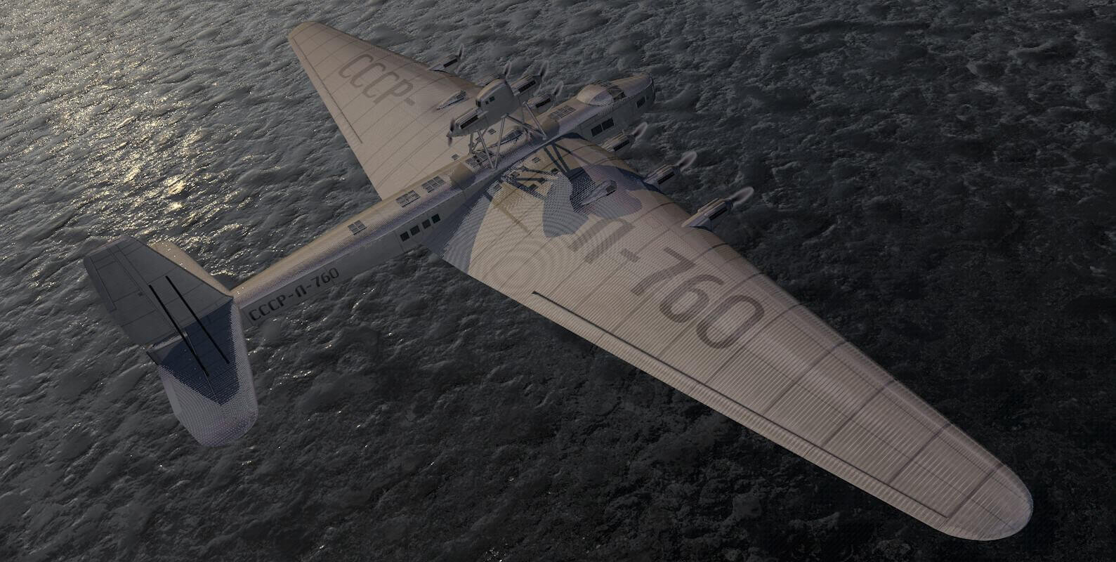 Tupolev ANT-20 Maxim Gorky 3D Model by ChipBassChaos