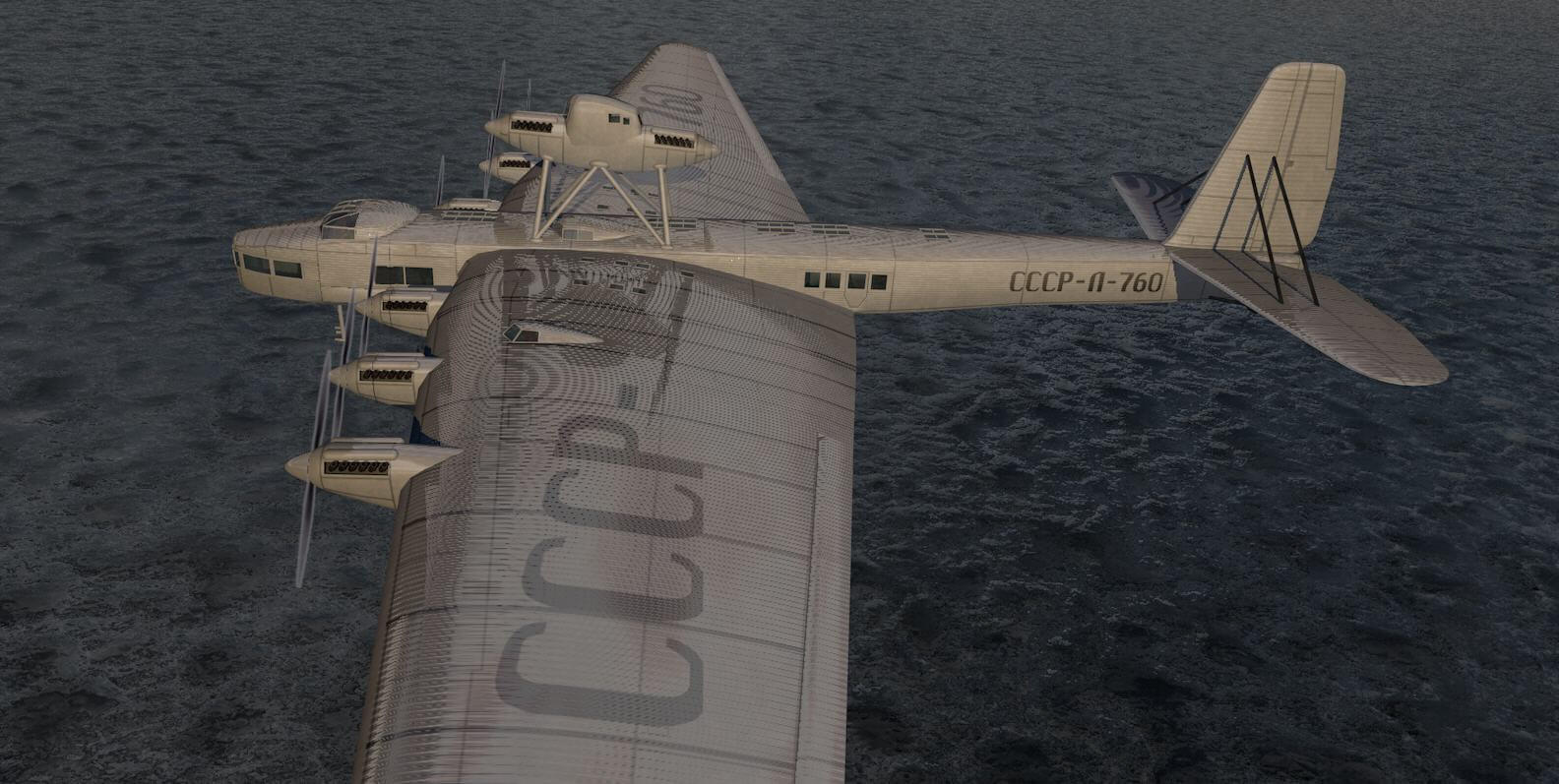 Tupolev ANT-20 Maxim Gorky 3D Model by ChipBassChaos