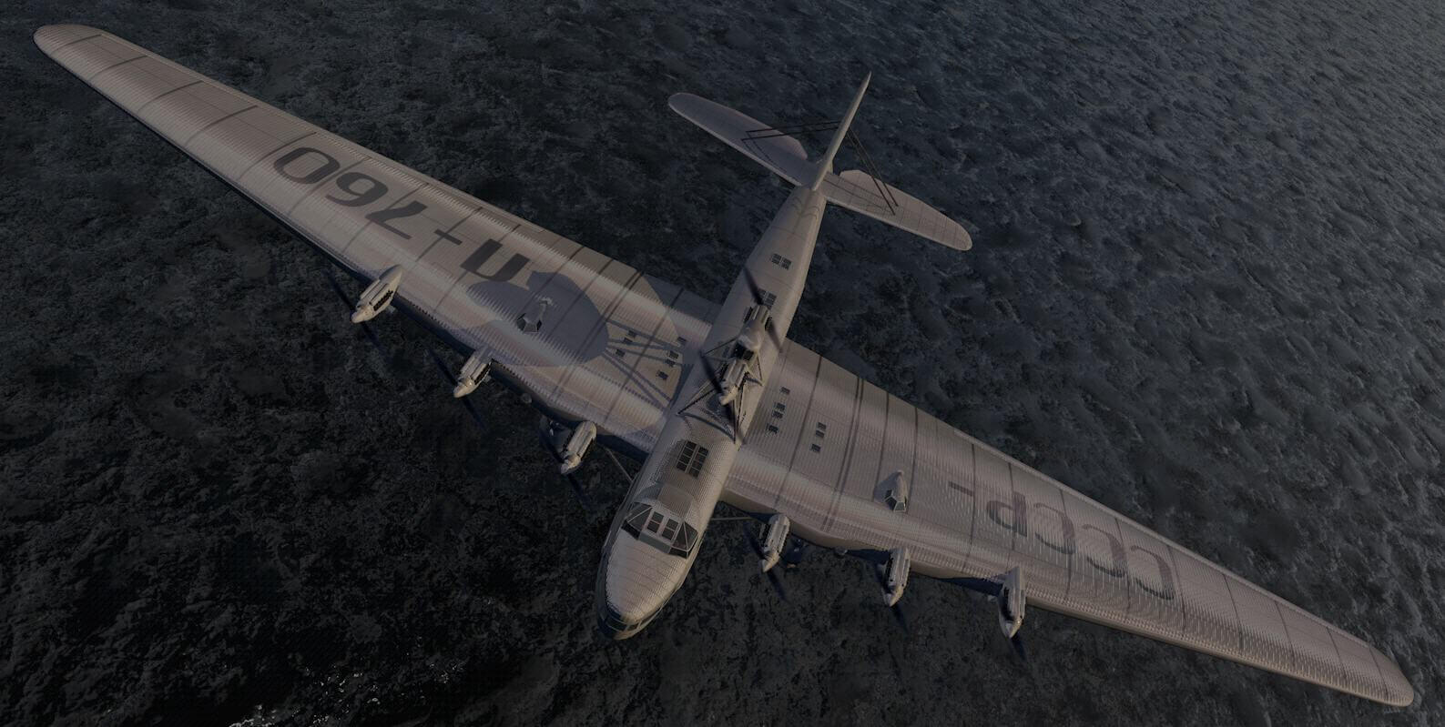 Tupolev ANT-20 Maxim Gorky 3D Model by ChipBassChaos