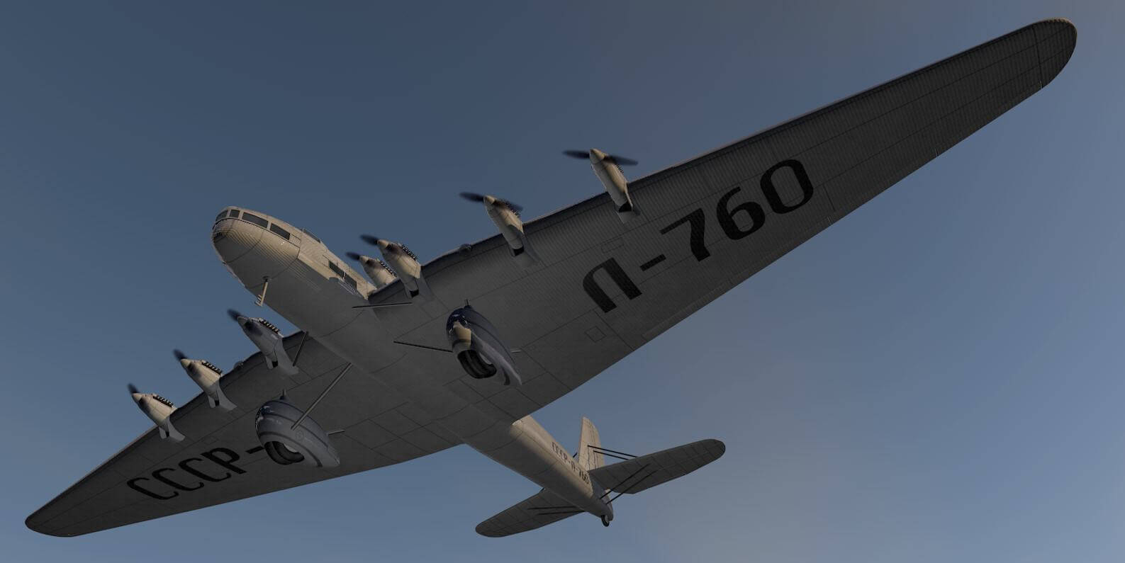 Tupolev ANT-20 Maxim Gorky 3D Model by ChipBassChaos