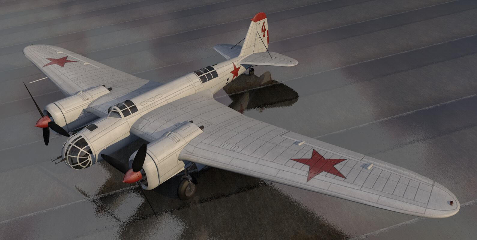 Tupolev SB-2M-100 Early 3D Model by ChipBassChaos