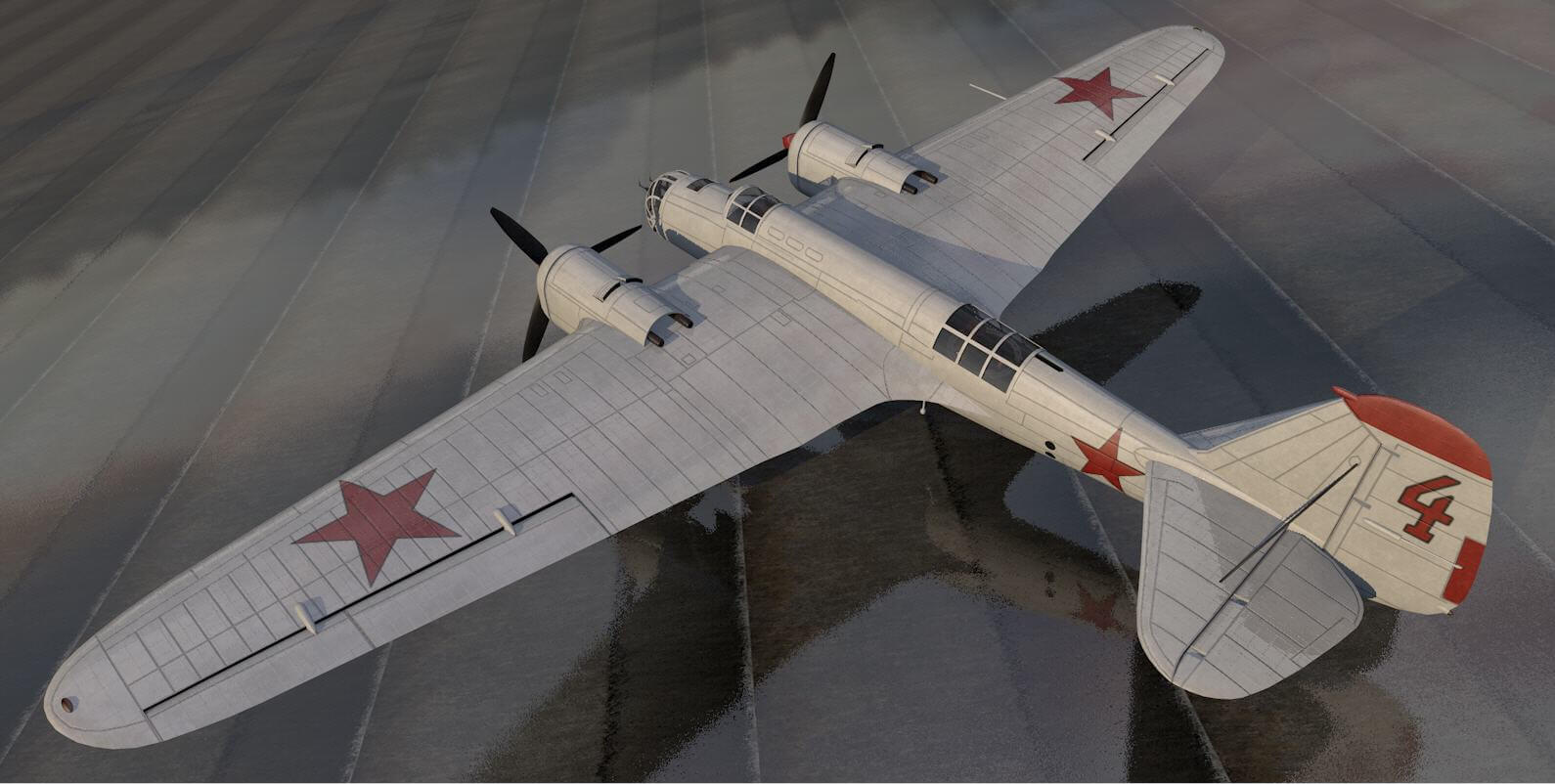 Tupolev SB-2M-100 Early 3D Model by ChipBassChaos