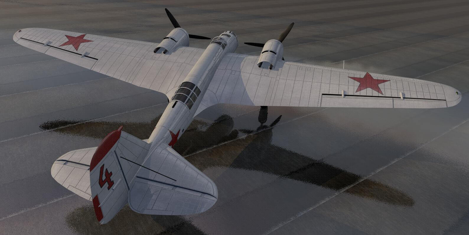 Tupolev SB-2M-100 Early 3D Model by ChipBassChaos