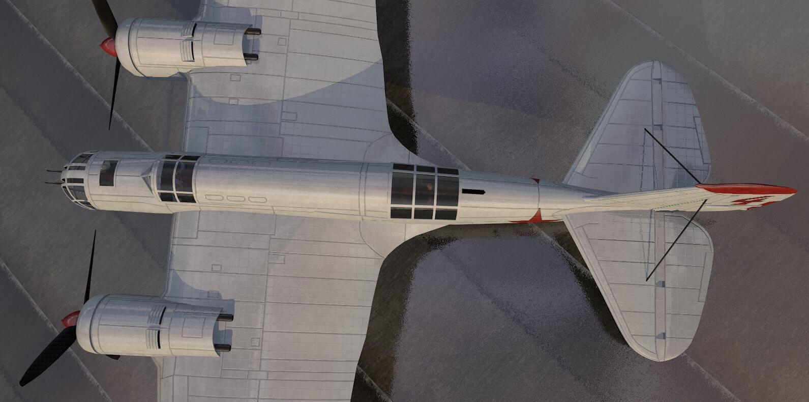 Tupolev SB-2M-100 Early 3D Model by ChipBassChaos