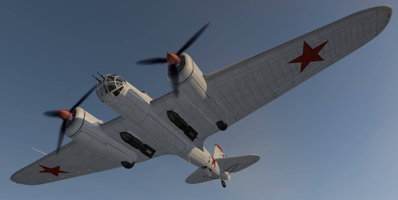 Tupolev SB-2M-100 Early 3D Model by ChipBassChaos
