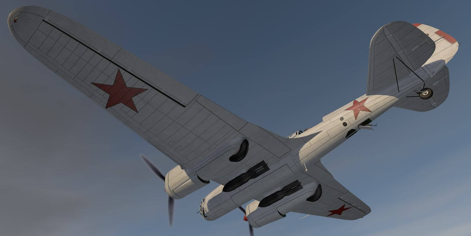 Tupolev SB-2M-100 Early 3D Model by ChipBassChaos
