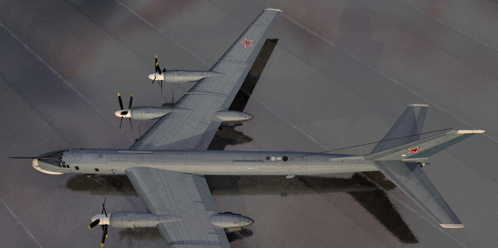 Tupolev TU-95 Bear 3D Model by ChipBassChaos
