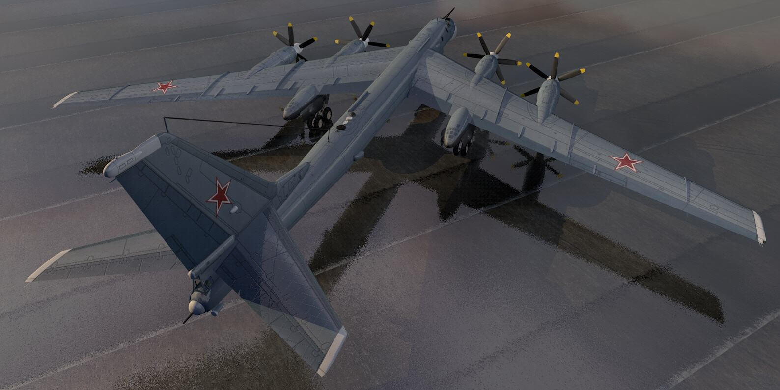 Tupolev TU-95 Bear 3D Model by ChipBassChaos