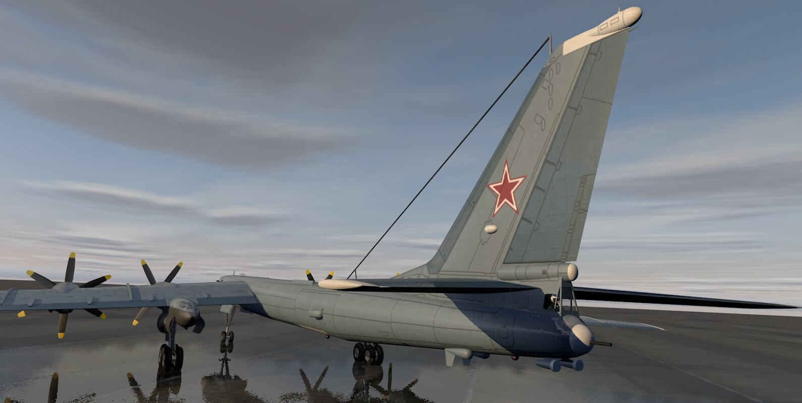Tupolev TU-95 Bear 3D Model by ChipBassChaos