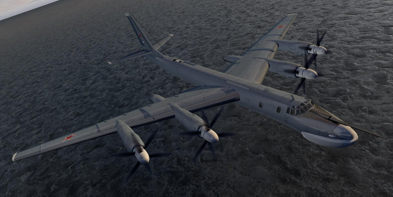 Tupolev TU-95 Bear 3D Model by ChipBassChaos