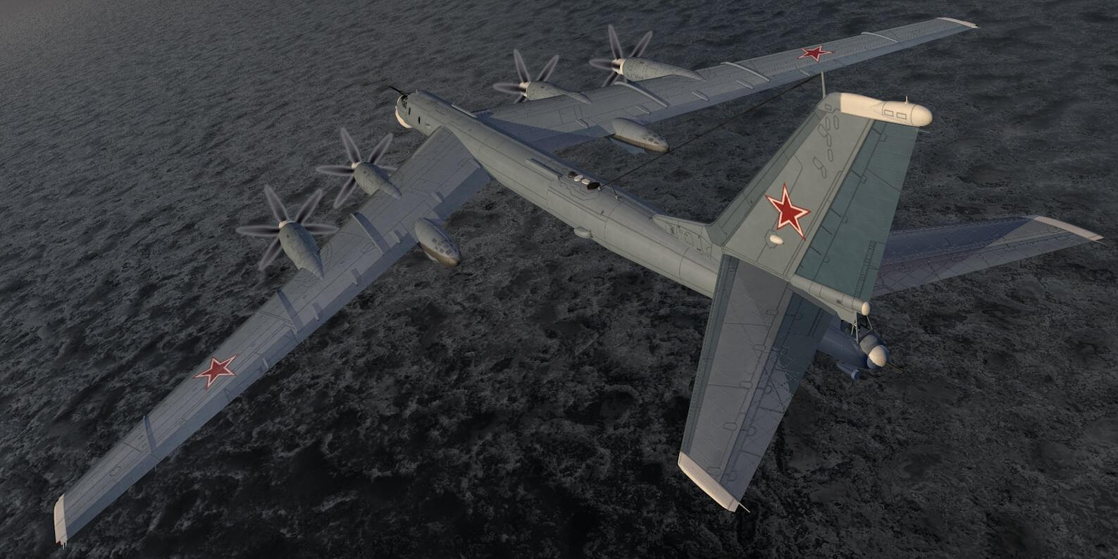 Tupolev TU-95 Bear 3D Model by ChipBassChaos