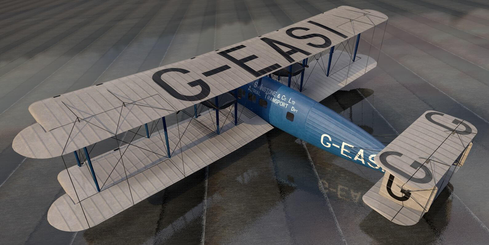 Vickers Vimy 66 Airliner - 3D Model by ChipBassChaos