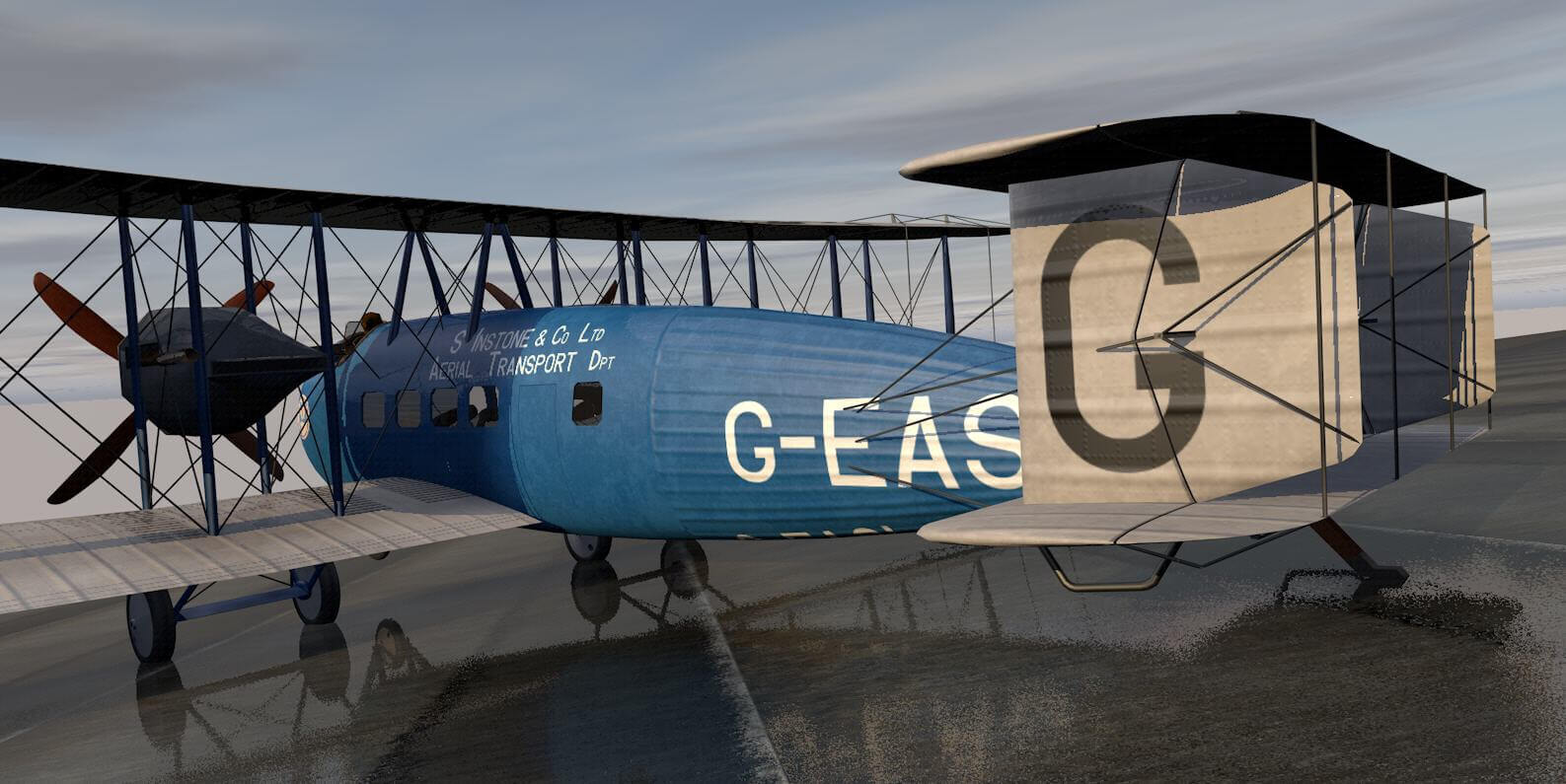 Vickers Vimy 66 Airliner - 3D Model by ChipBassChaos