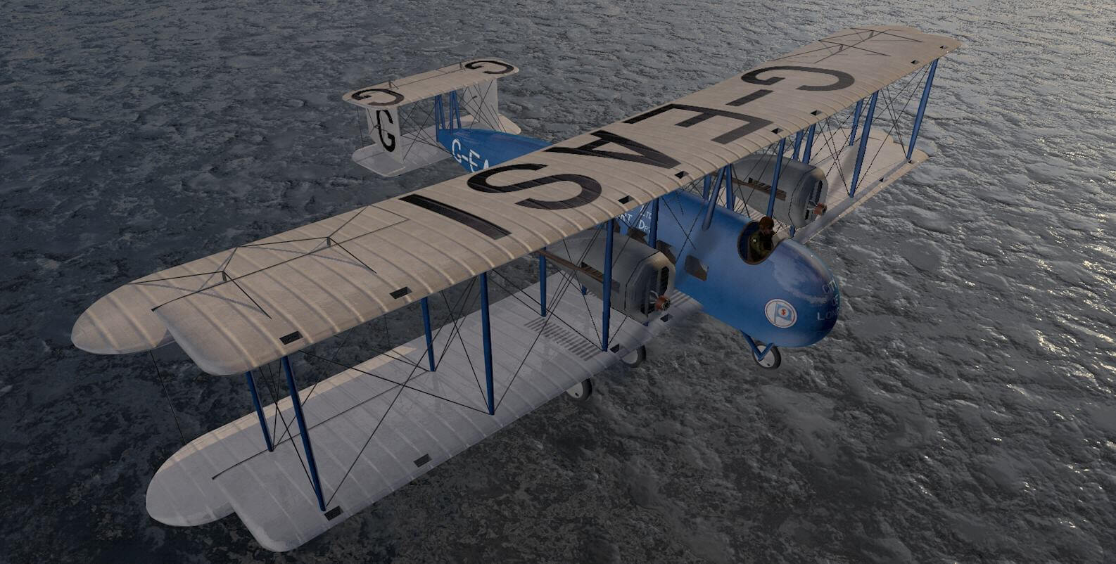 Vickers Vimy 66 Airliner - 3D Model by ChipBassChaos