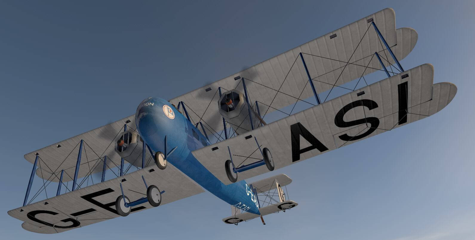 Vickers Vimy 66 Airliner - 3D Model by ChipBassChaos
