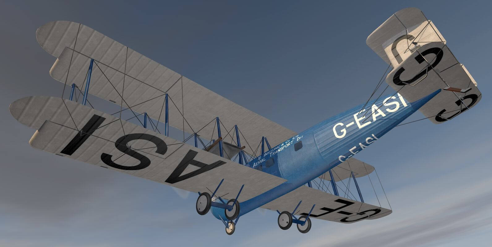 Vickers Vimy 66 Airliner - 3D Model by ChipBassChaos