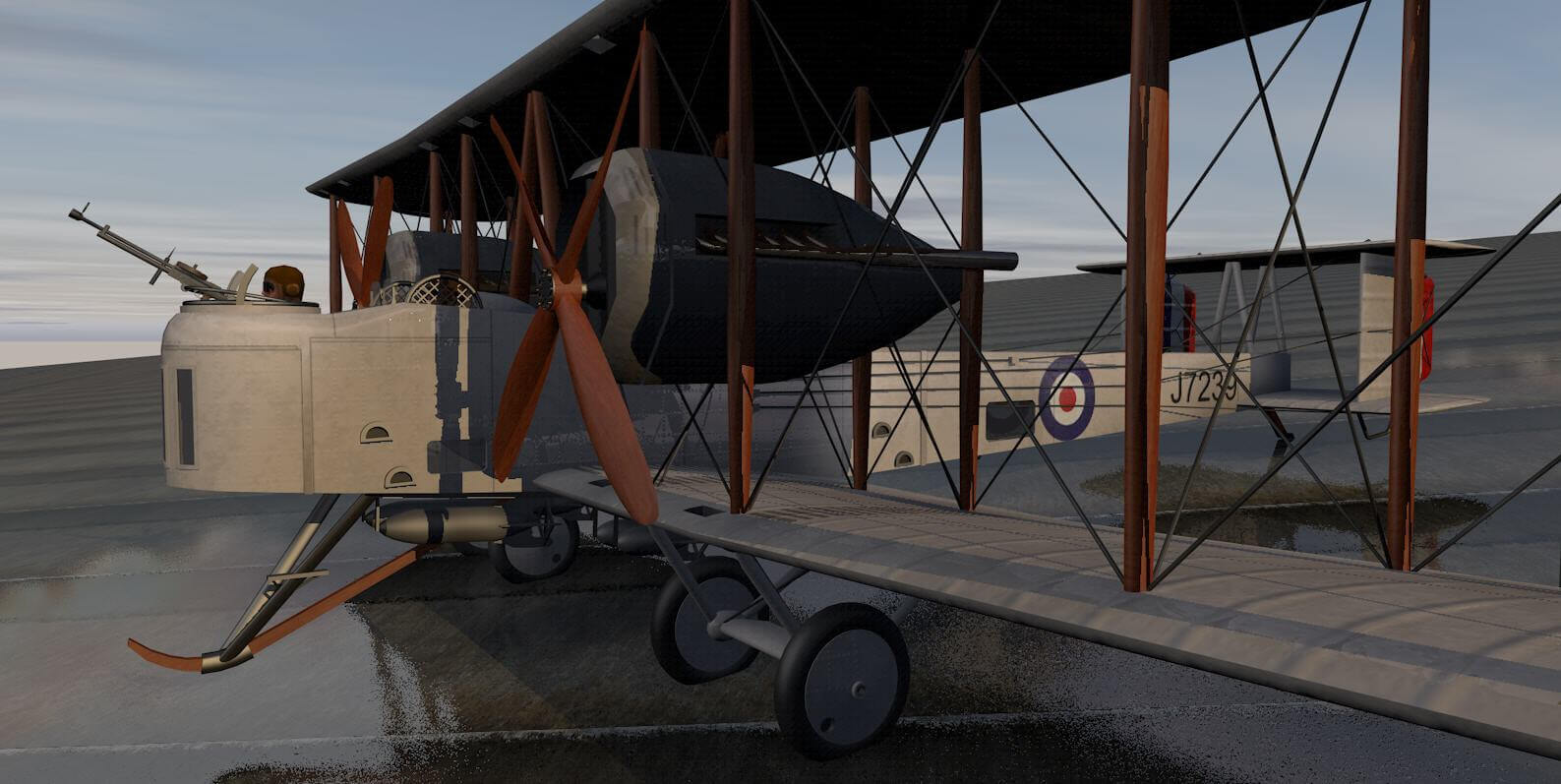 Vickers Vimy - 3D Model by ChipBassChaos